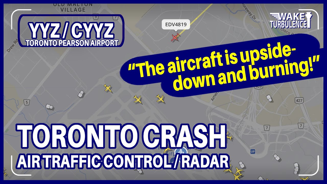 Plane Crash in Toronto - Realtime Audio and Radar Playback - YouTube