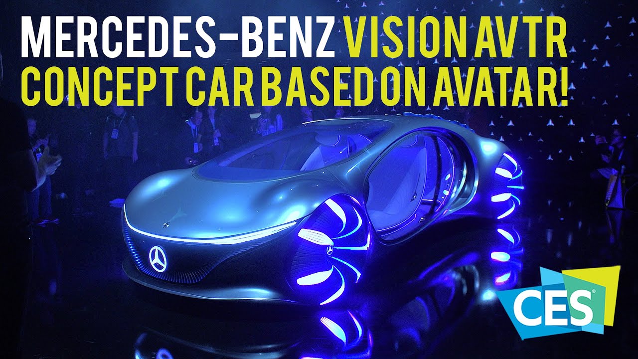 Mercedes-Benz Vision AVTR Concept Car Based on Avatar at CES 2020 ...