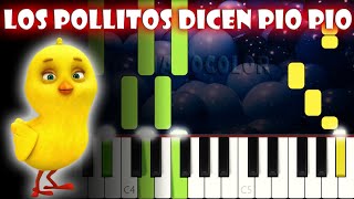 Los Pollitos Dicen Pio Pio | Piano Cover | Tutorial | Karaoke Acordes ...