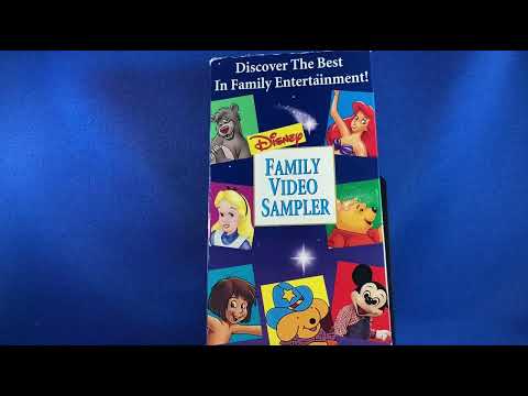 VHS: Disney Family Video Sampler - YouTube