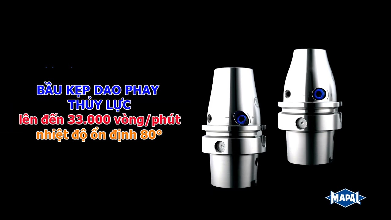 Bầu Kẹp Thủy Lực | Mapal Germany - YouTube