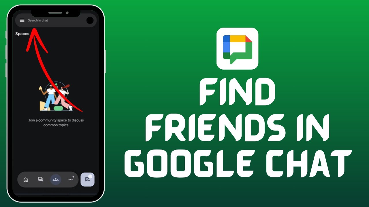How to Find Friends on Google Chat (2024) | Goggle Chat Tutorial - YouTube