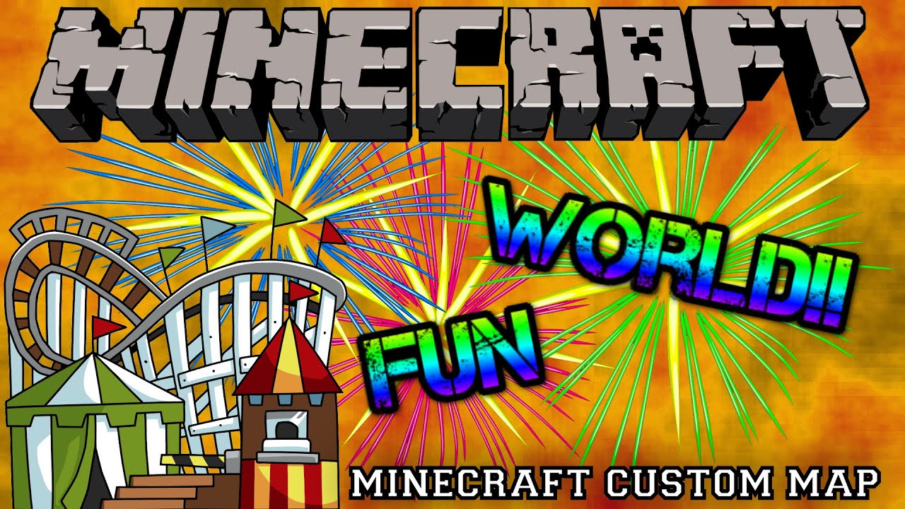 fun world 2!! (minecraft custom maps) - YouTube