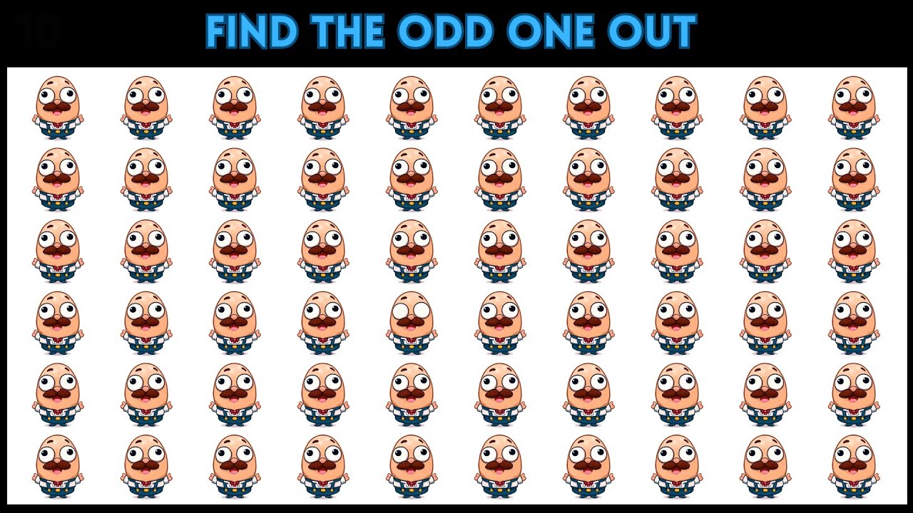 Find the odd one out - How fast can you find it - brain teaser #games # ...
