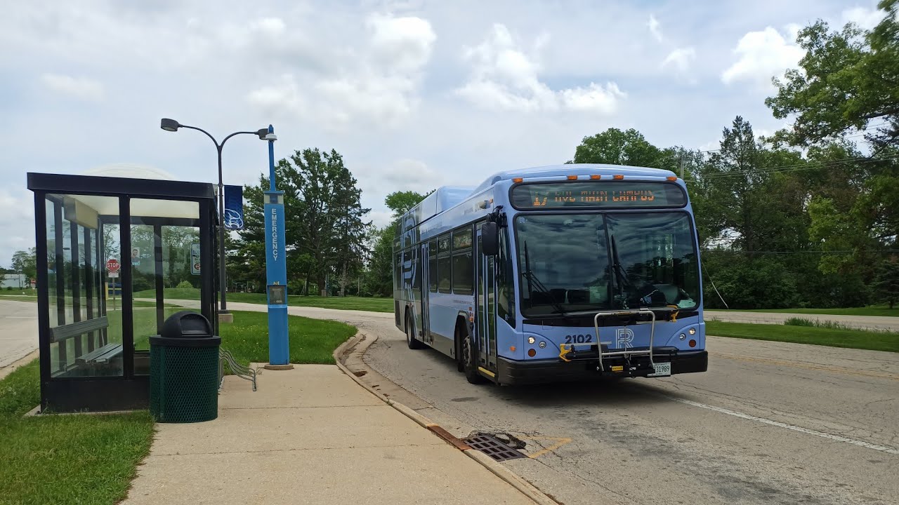 Ride On RMTD 2021 Gillig BRT 35' HEV 2102 On Rt 17 City Loop South to ...