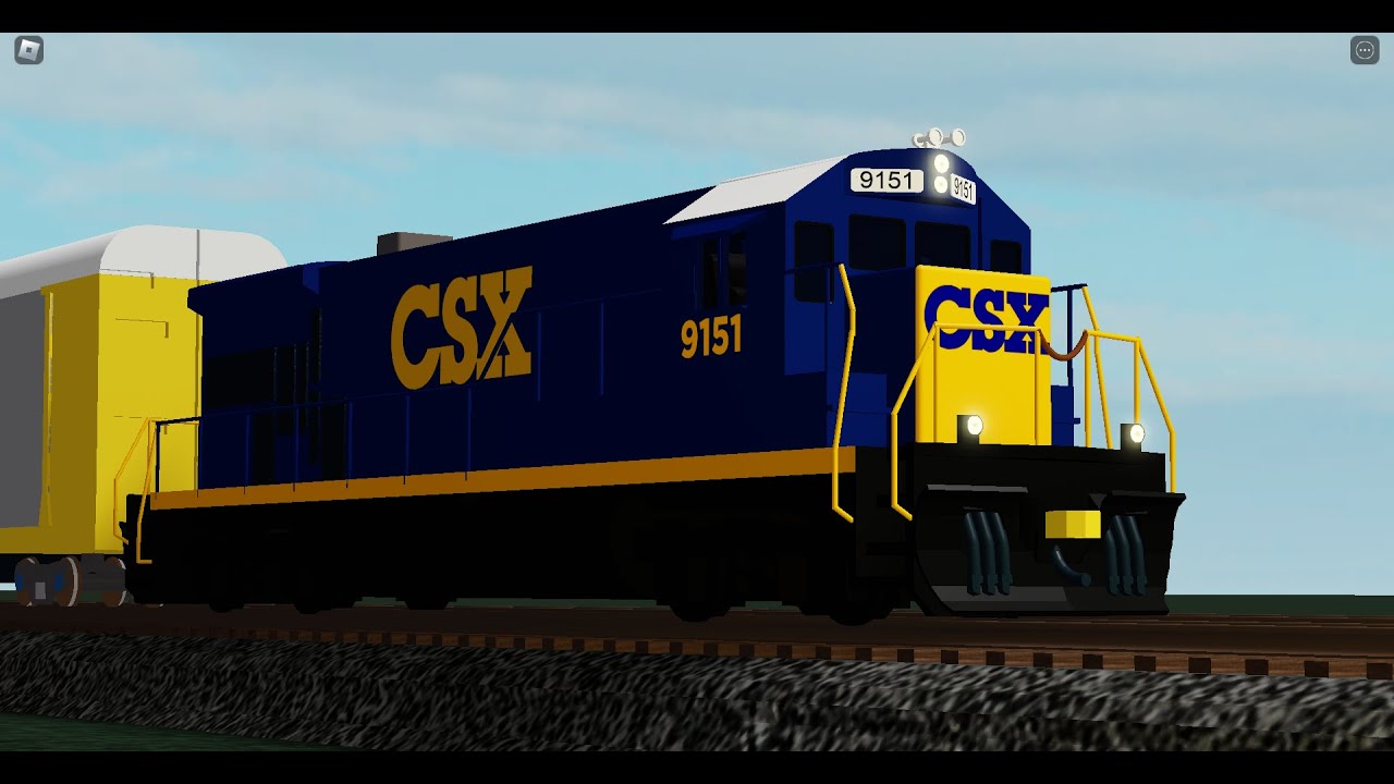 CSX 9151 Leads Mixed Freight - YouTube