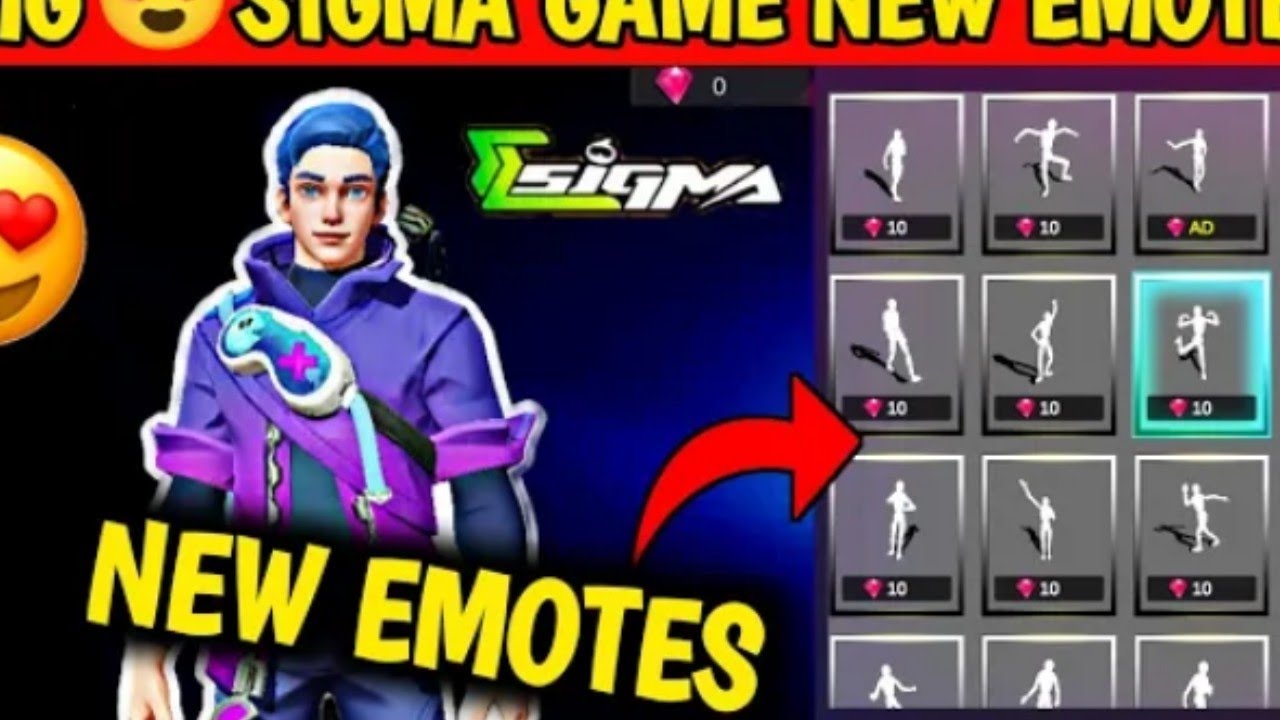 SIGMA GAME NEW EMOTES || SIGMA GAME NEW UPDATE - YouTube