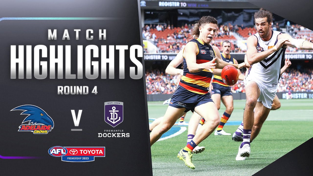 Dawson dominates as Crows down Dockers - YouTube