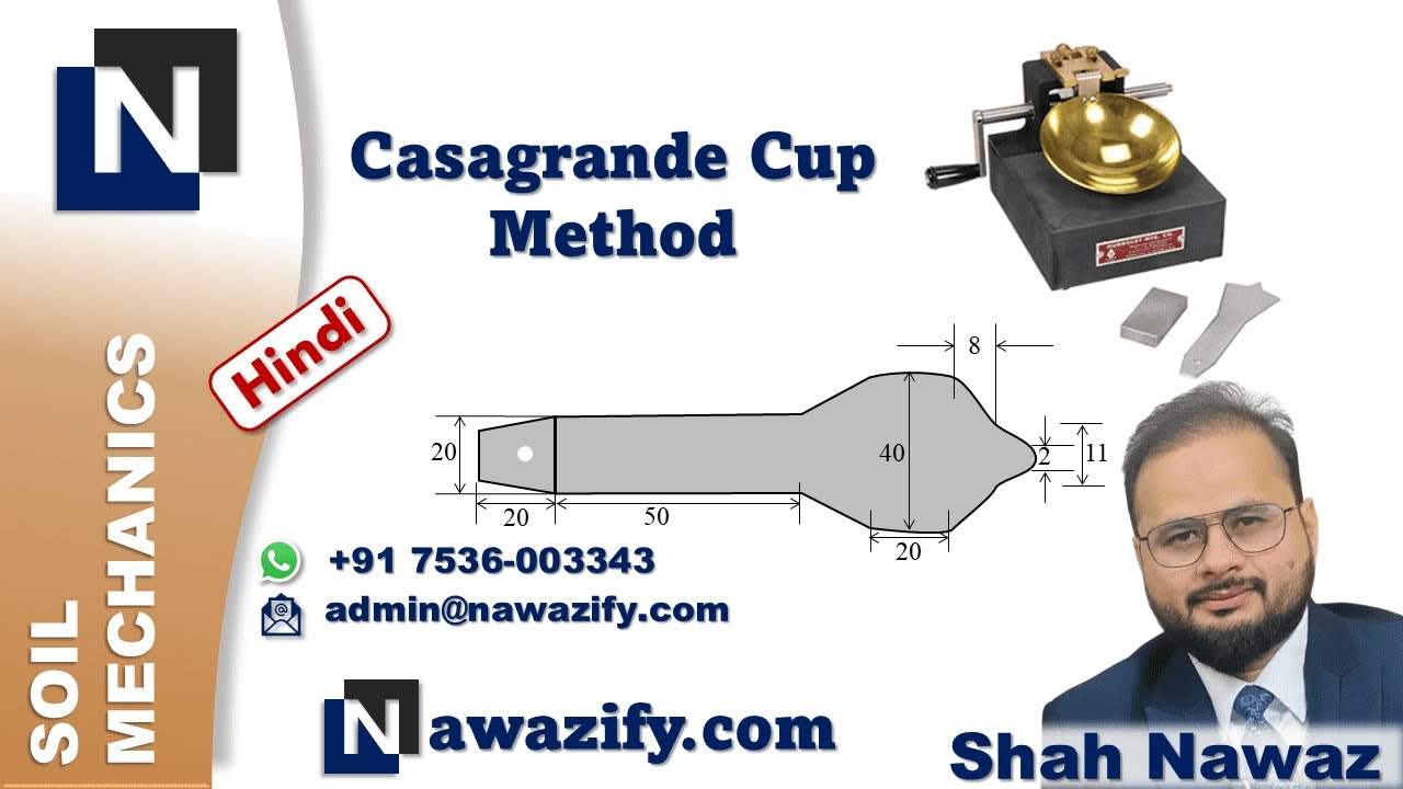 Liquid limit test Casagrande Cup Method - YouTube