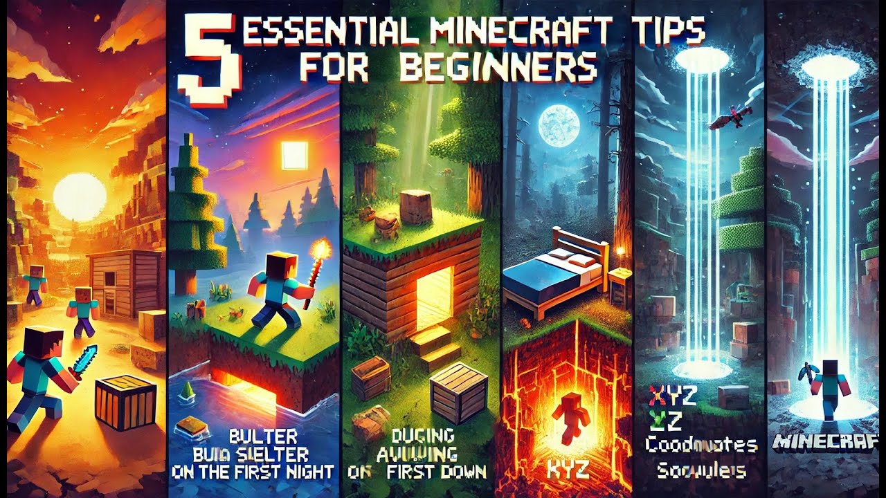 5 Essential Minecraft Survival Tips You Need to Know! 🛠️ - YouTube