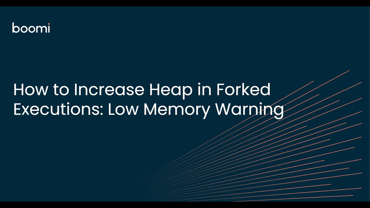 Low Memory Warnings: How to Increase Heap in Forked Executions - YouTube