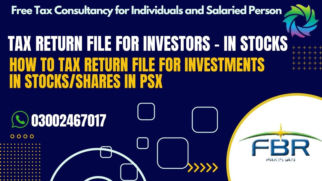 Income Tax Return Step by Step guide for investor | Shares and stocks ...