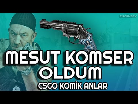 MESUT KOMSER OLDUM REVOLVER OYNADIM!! | CSGO KOMİK ANLAR