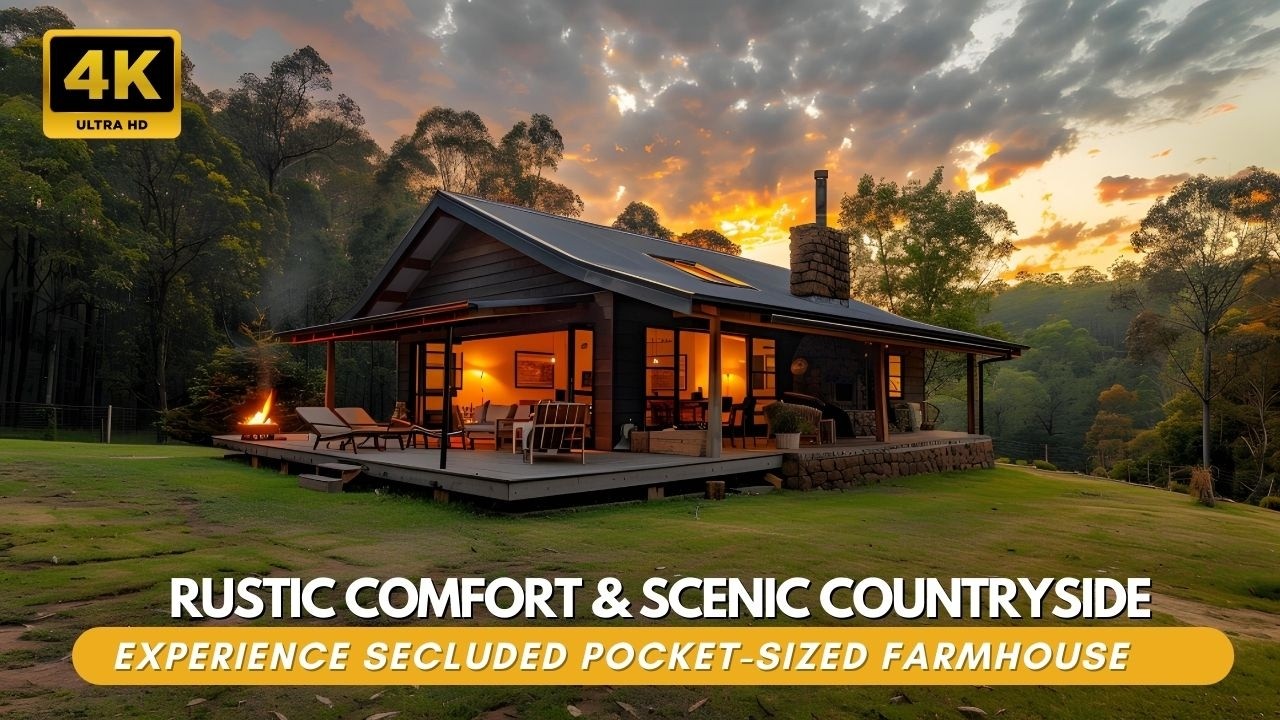 Experience a Secluded Pocket-Sized Farmhouse Haven | Rustic Comfort ...