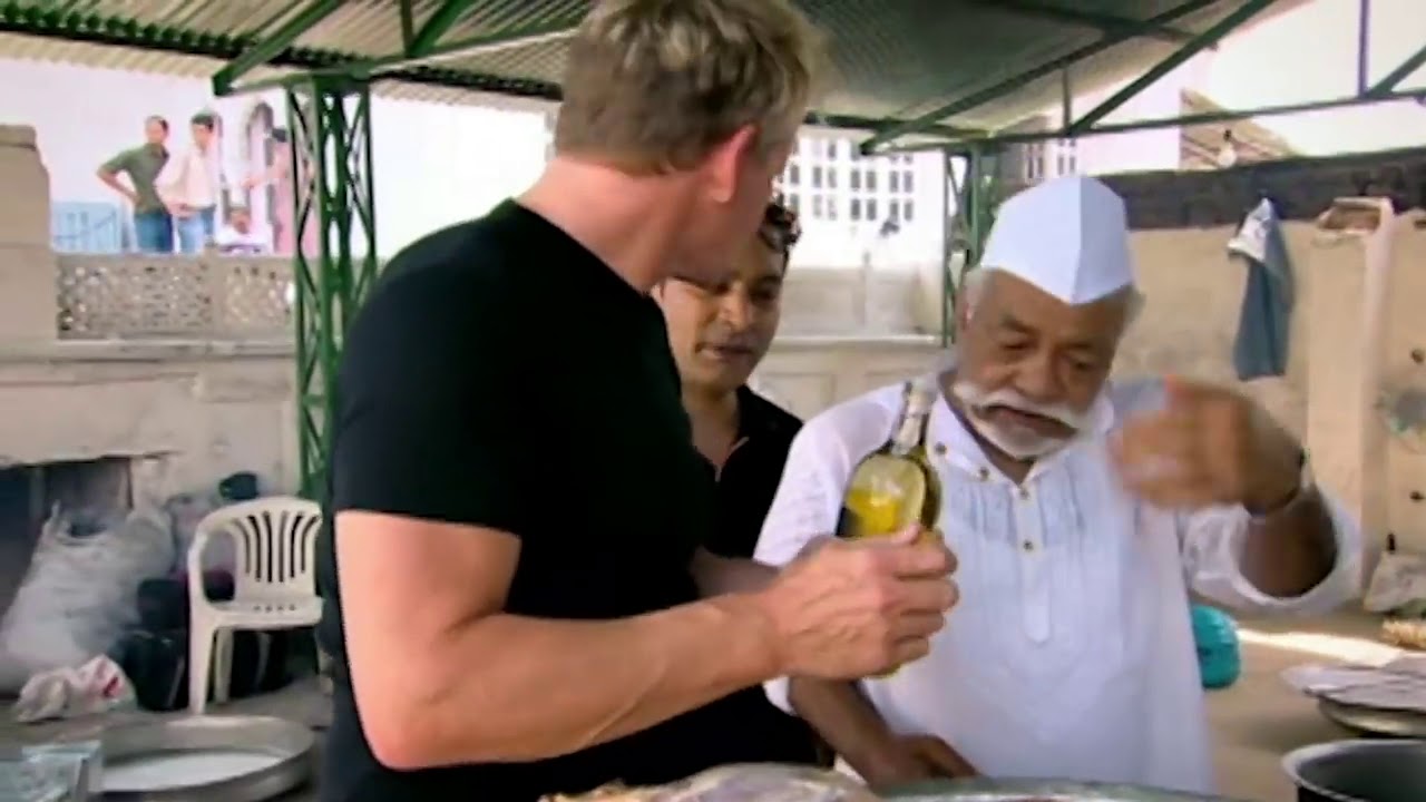 Real traditional Indian goat biryani with chef Ramsey - YouTube