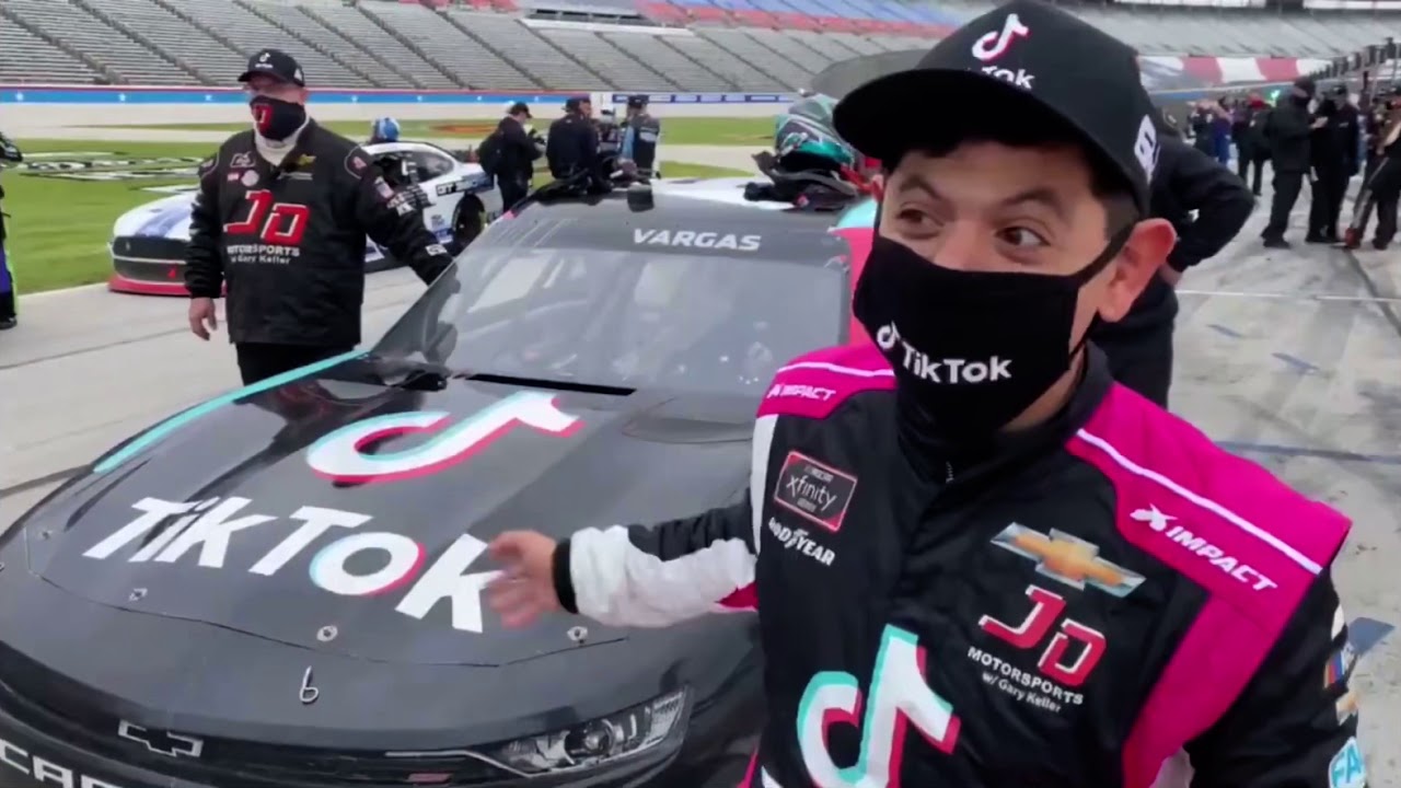 Ryan Vargas post Texas xfinity race interview - YouTube