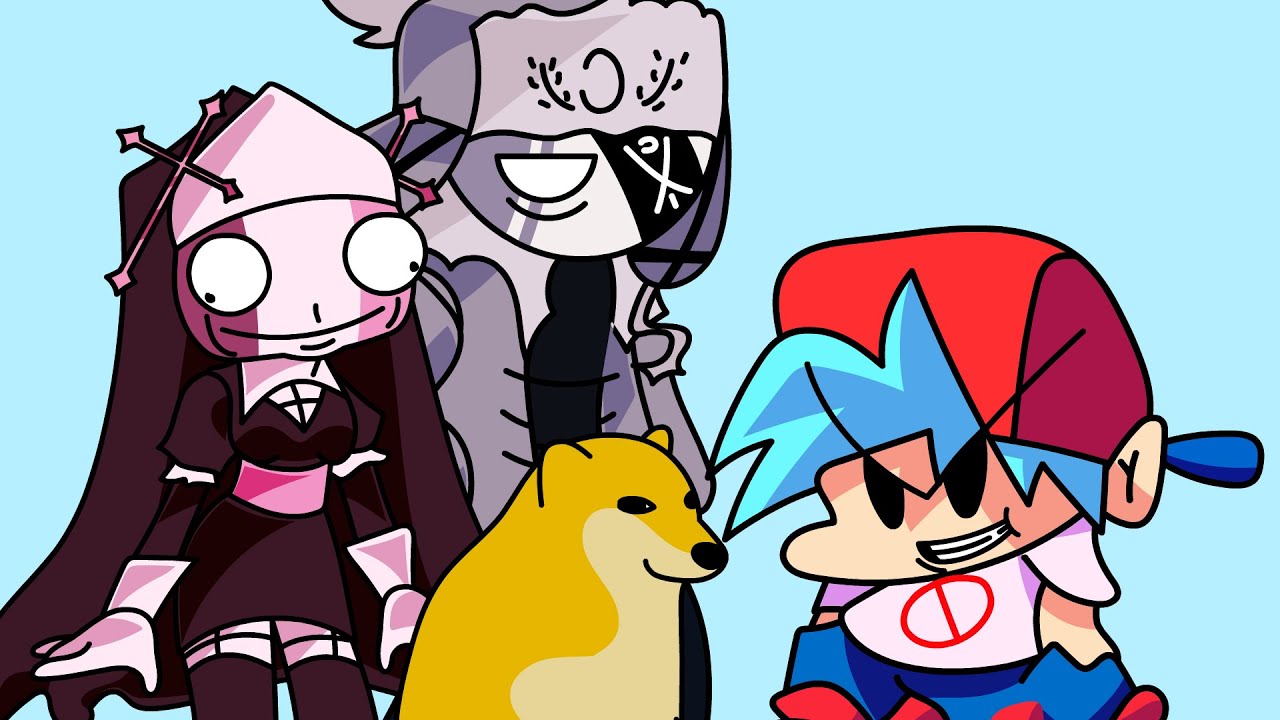 Сhad Doge's first girlfriend 😆 // Ruv x Sarvente // Friday night funkin ...