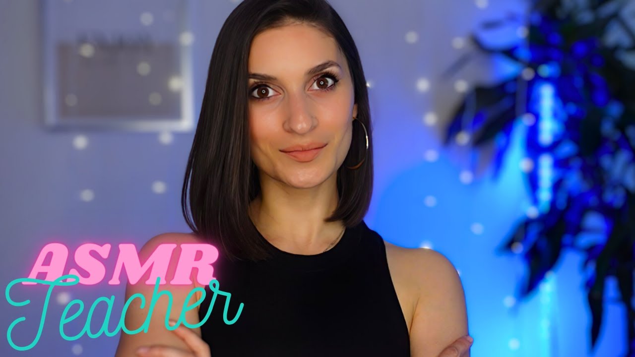 ASMR | Teacher Roleplay- Teaching ASMR for the most relaxing sleep😴 (+ announcement) - YouTube