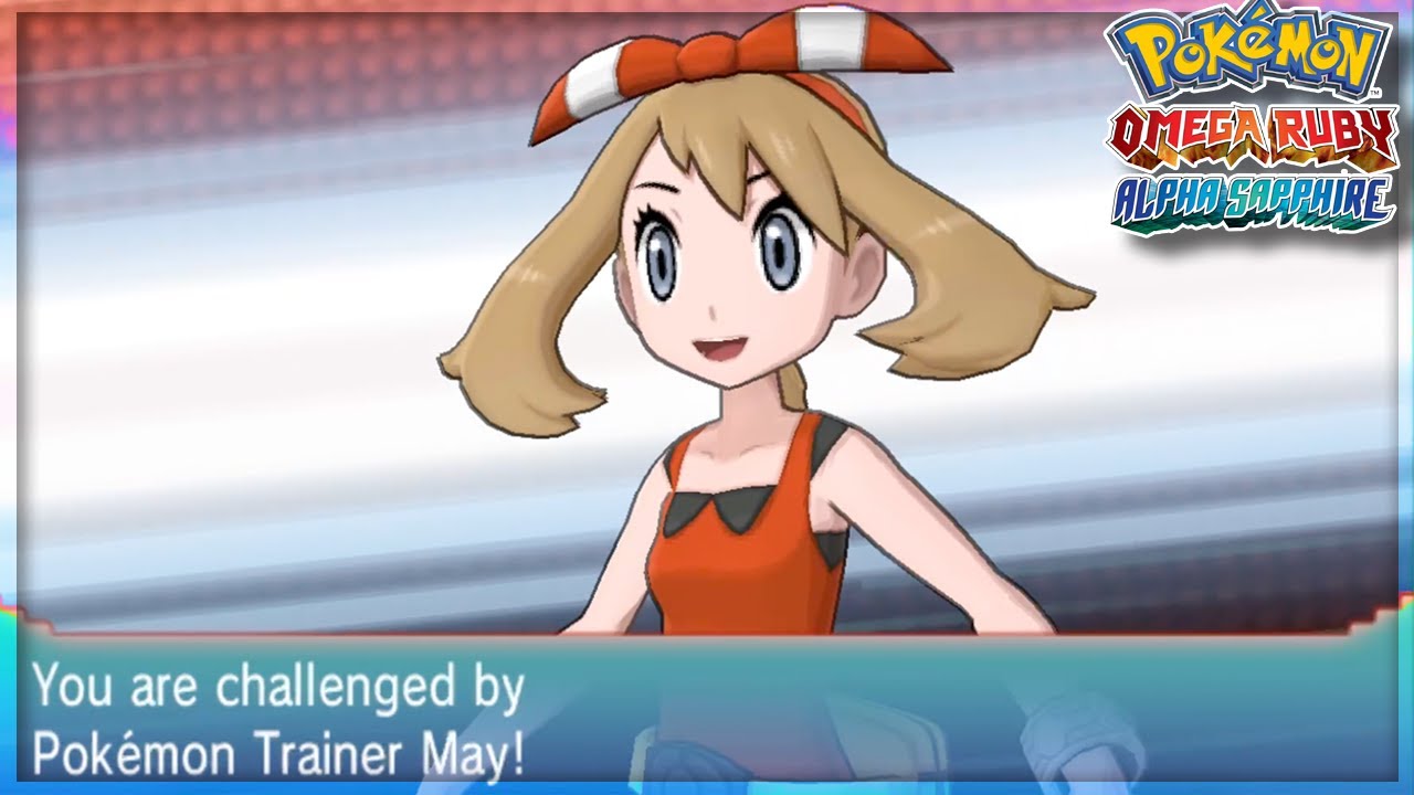 Pokemon Omega Ruby & Alpha Sapphire - Final Rival May Battle! - YouTube