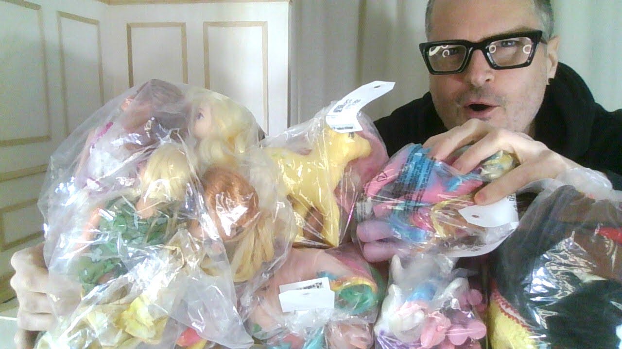 $60 Thrift Store Retro Vintage Barbie Doll Haul & My Little Pony Show ...