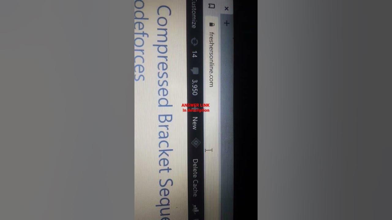 Compressed Bracket Sequence solution codeforces 2021 - YouTube