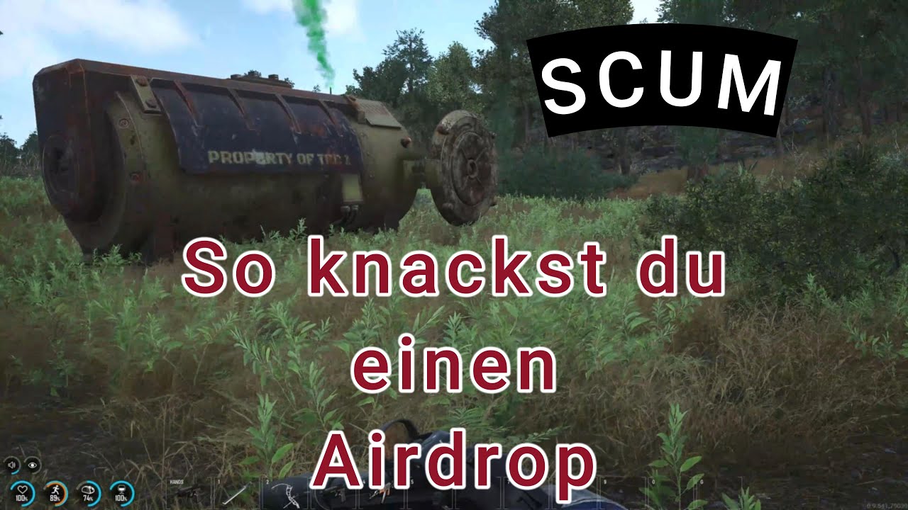 #SCUM So knacke ich einen Airdrop - YouTube