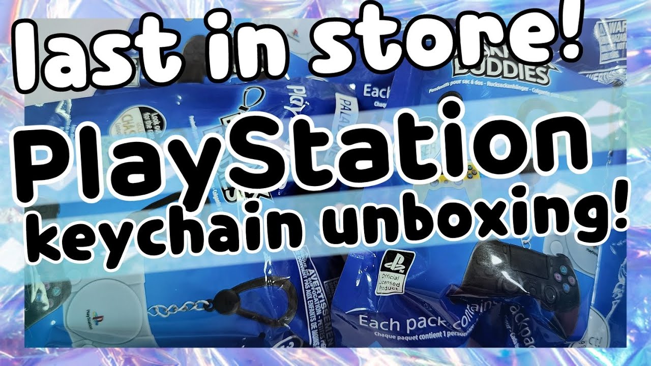 PlayStation Keychain Unboxing! Last in Stock~ 4 Really Detailed and ...