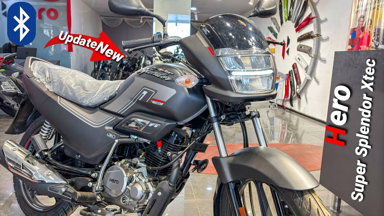 New Launch 2024 Hero Super Splendor Xtec 125 Details Review | On Road ...