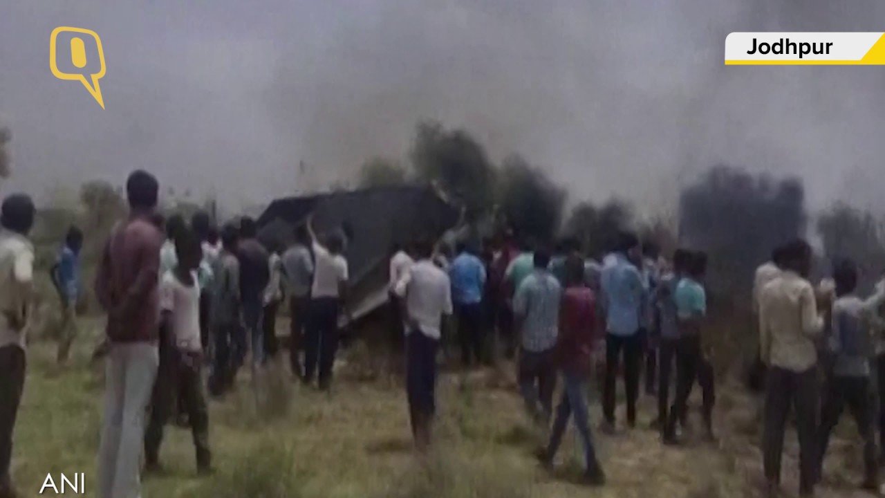 IAF’s Training Chopper MIG-23 Crashes in Jodhpur, Both Pilots Safe ...