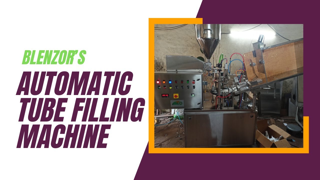 Fully Automatic Ointment Tube Filling Sealing Machine - YouTube