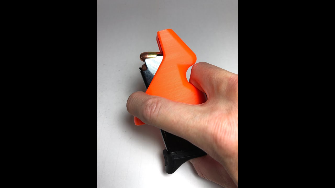 Ruger LC380 .380 Speedloader - 7 round .380 mag loading - 1st method ...