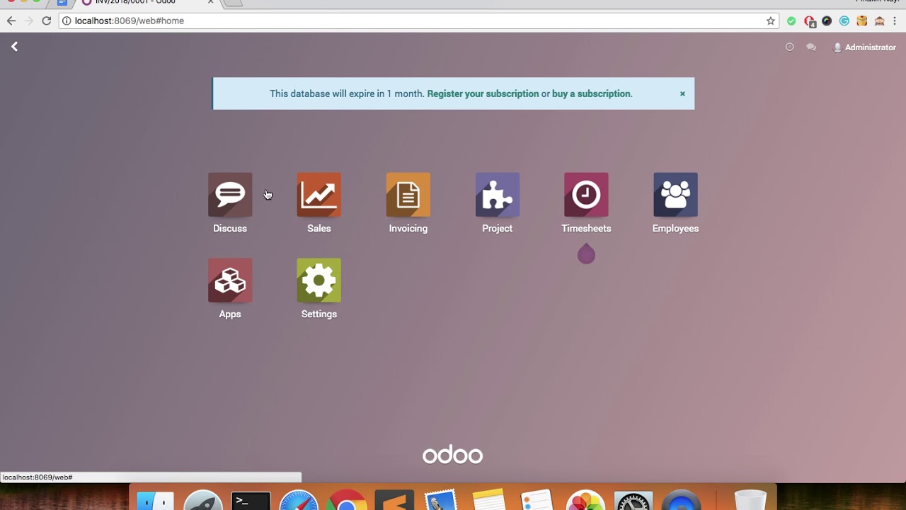 Odoo : [v12] Create Sales Order/Invoice from Project overview - YouTube