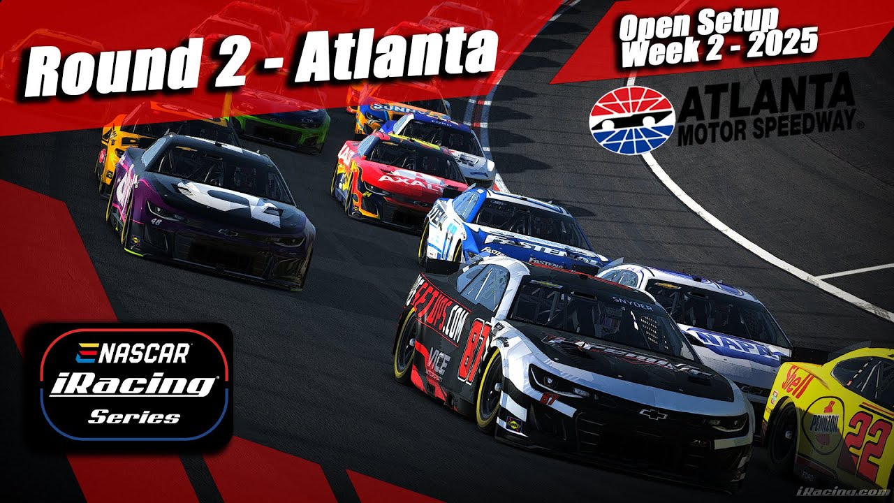 Nascar iRacing Series - Atlanta - Open - YouTube