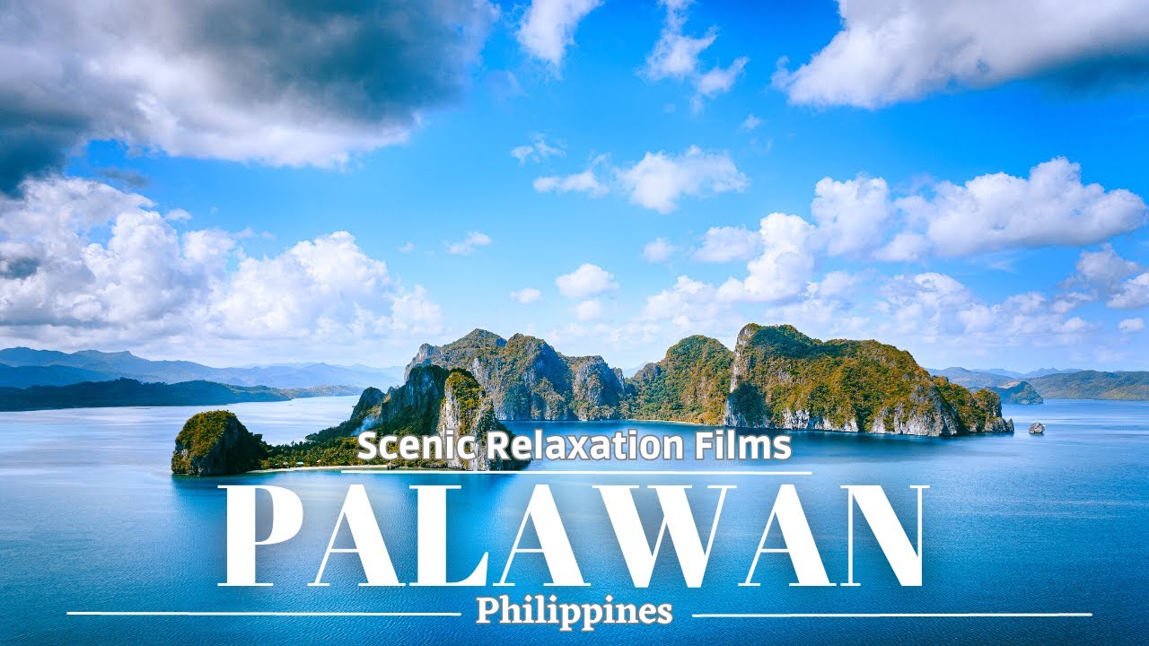Palawan, Philippines in 4K Ultra HD with Relax Music - Scenic ...