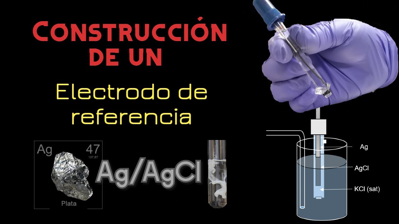 Construcción de un electrodo de referencia Ag/AgCl - YouTube