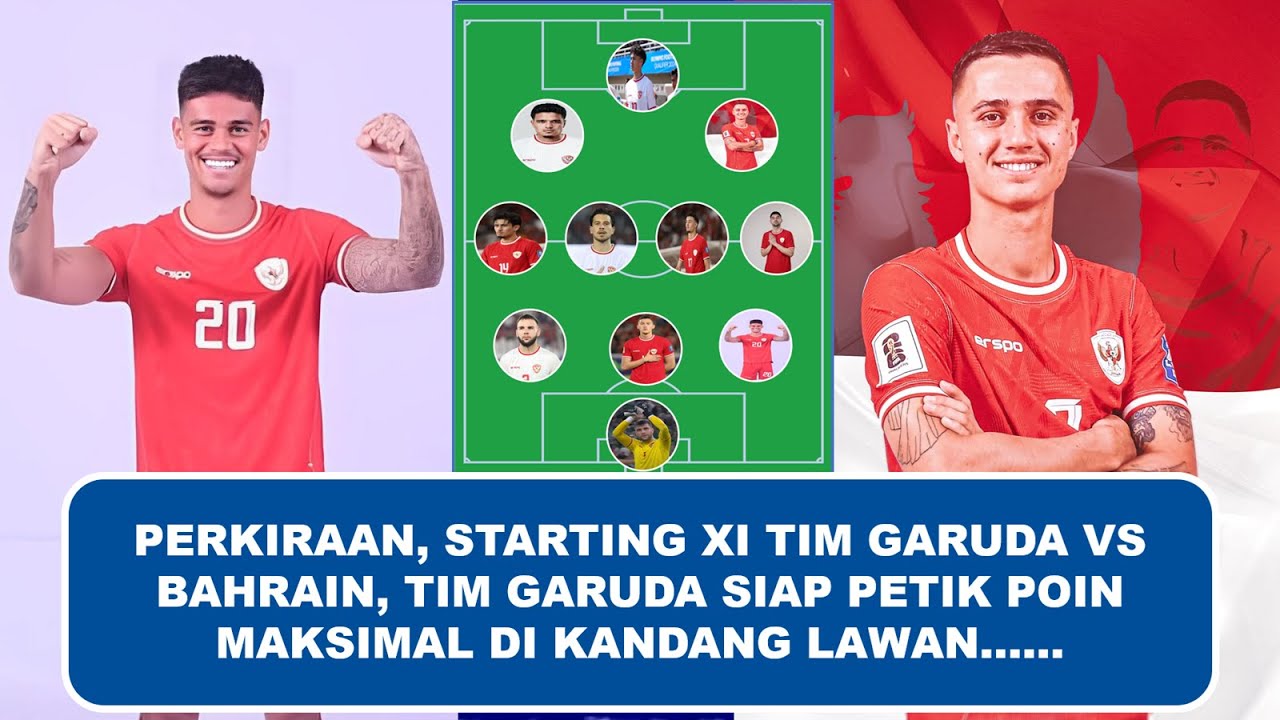 Perkiraan Starting XI Tim Garuda vs Bahrain, TIM GARUDA SIAP PETIK POIN ...