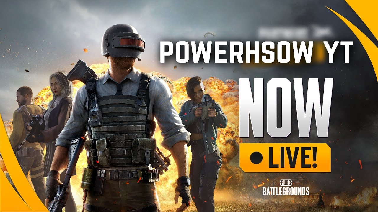 Pubg Mobile Live Streaming - PUBG LIVE - POWERSHOW YT - YouTube