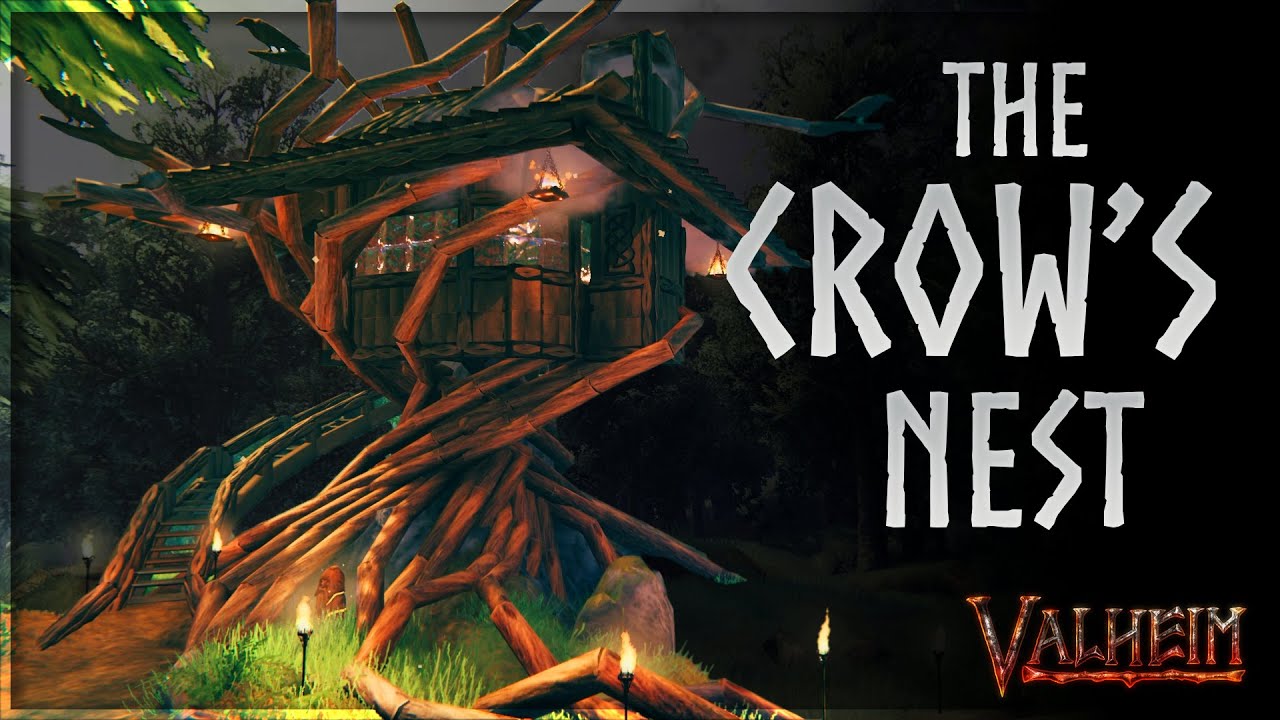 The Crow's Nest | Creative Build and Lore | VALHEIM - YouTube