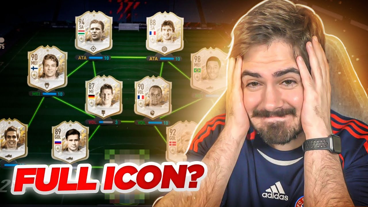 NOVO RECORDE DE ICONS!!! FUT DRAFT FULL ICON - YouTube