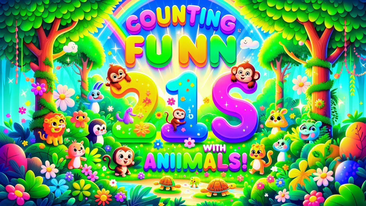 "Animal Counting Adventure: Learn Numbers 1-16 with Fun Critters! - YouTube