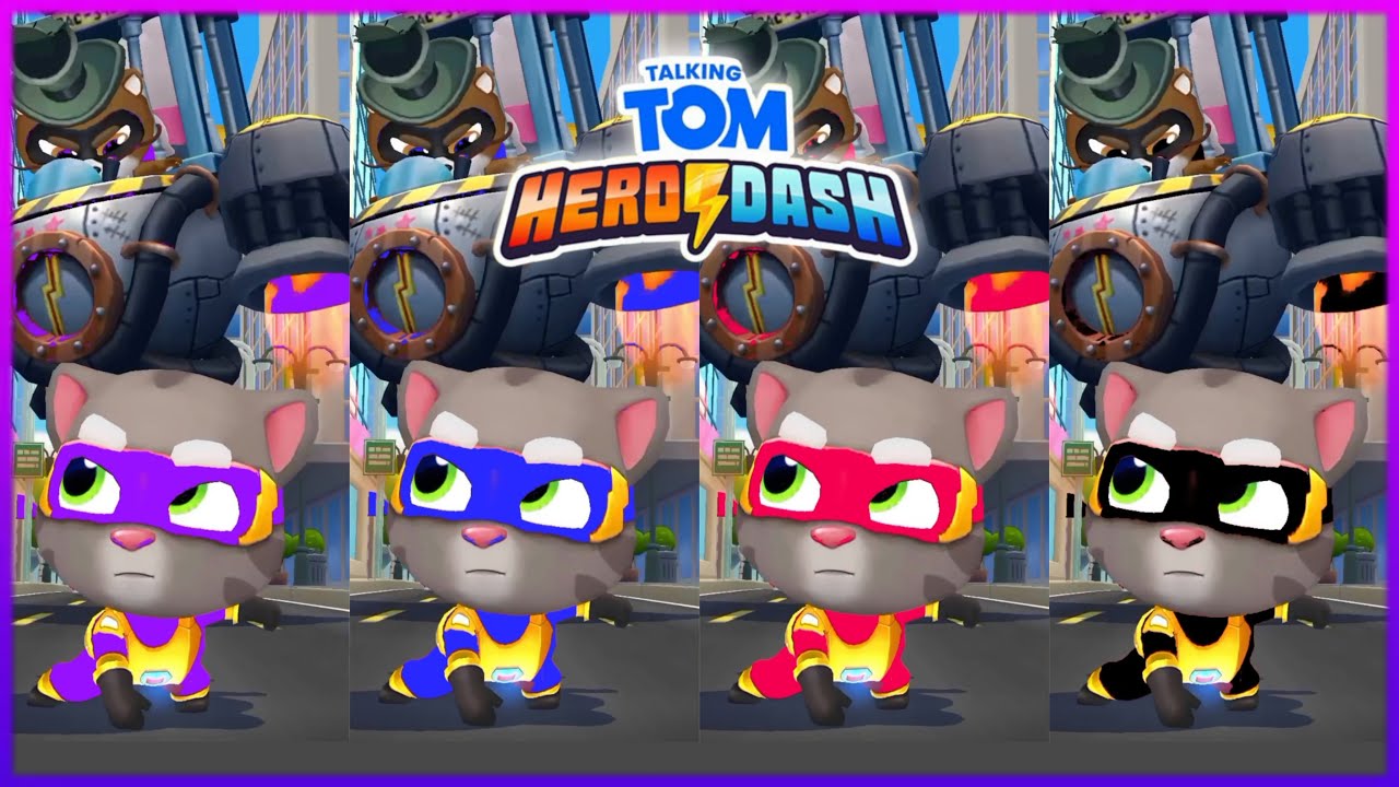 TALKING TOM HERO DASH - DISCOVER NEW TOM COLOR | TOM HERO FAST MISSION ...