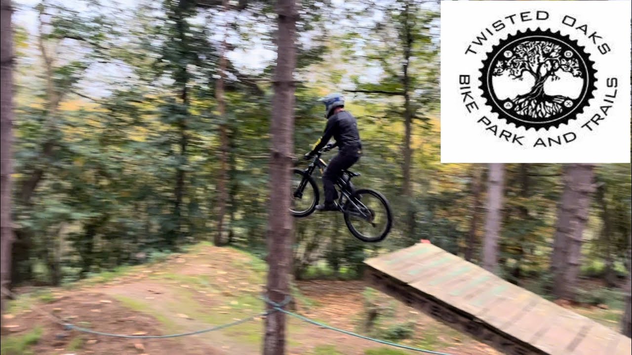 Trails I Never Thought I'd Ride at Twisted Oaks Bike Park - YouTube