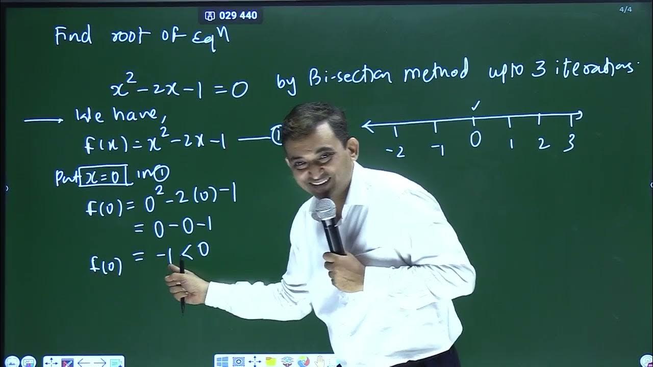 Bi Section Method ,Applied Mathematics Numerical Methods MSBTE K scheme Bhandarkar Academy - YouTube