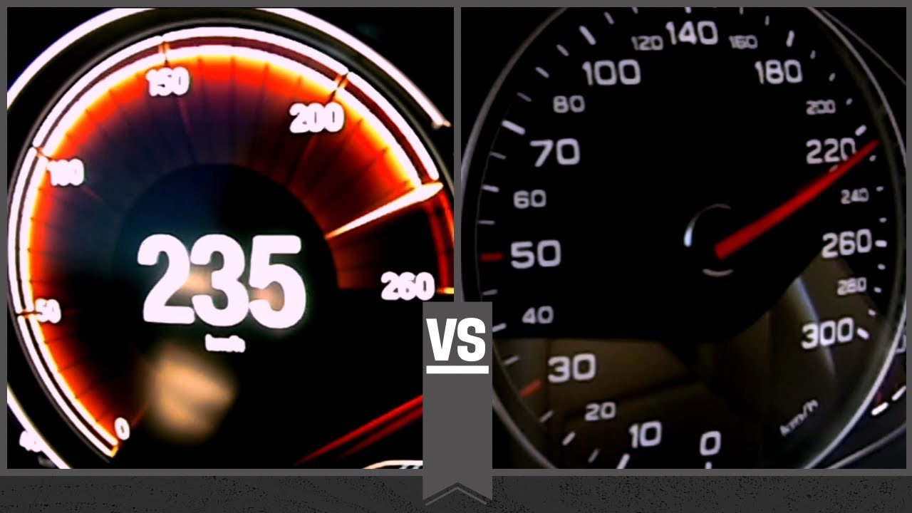 BMW 520i vs AUDI A6: Acceleration Battle - YouTube