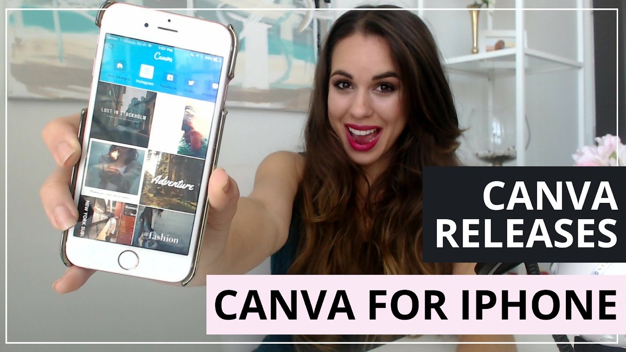 NEW REVIEW: Canva Released Canva For iPhone App & I'm In Love With It ...
