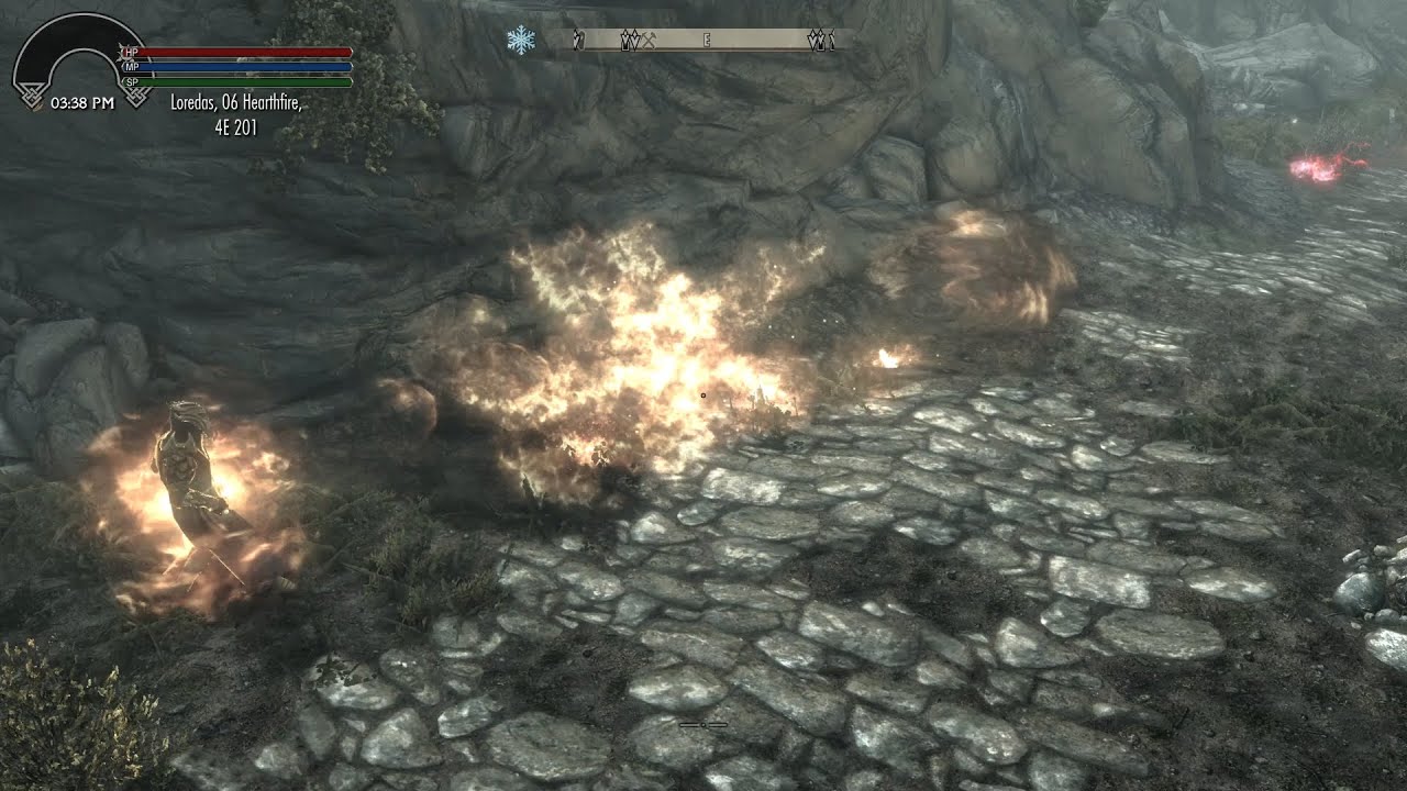 Miraak vs 2 Nightmaster Vampires - YouTube