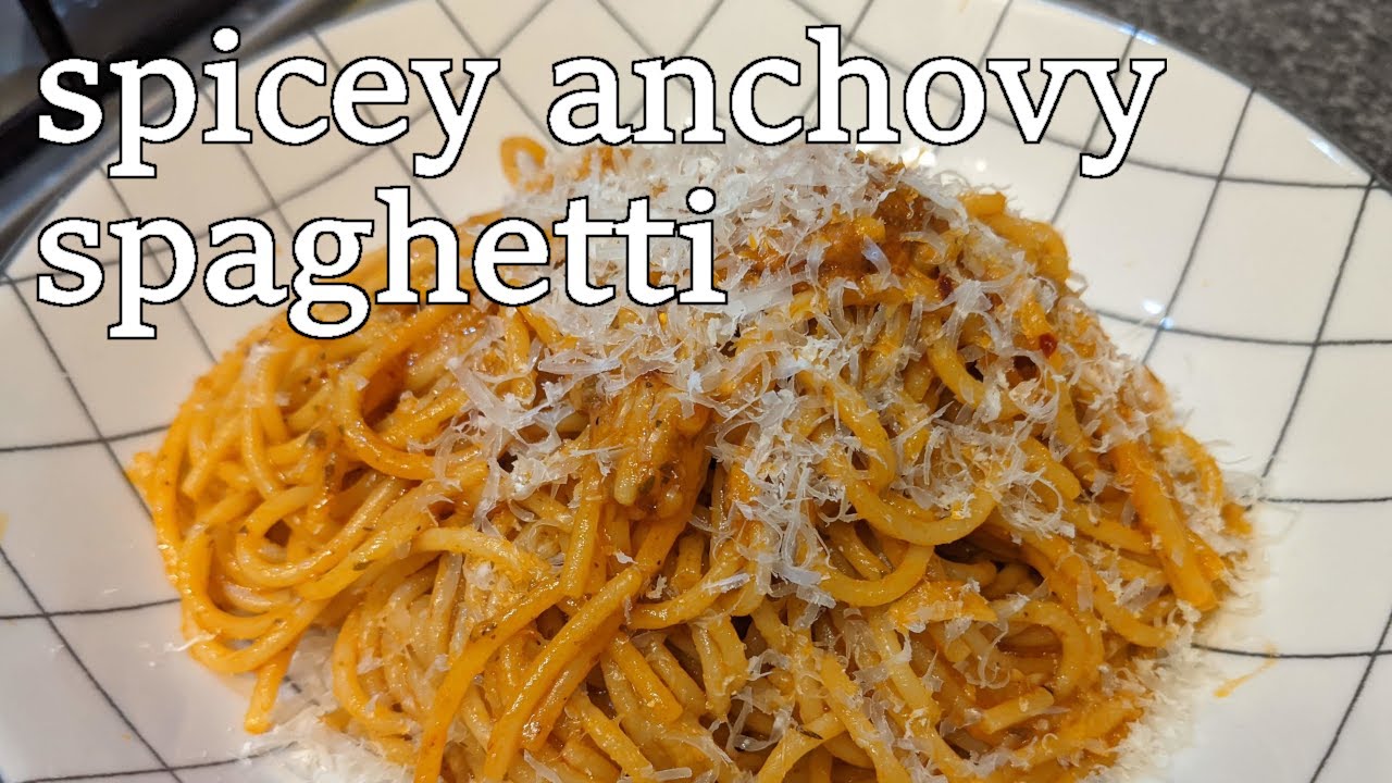 Spicy Anchovy Spaghetti - Umami Pasta Flavour Sensation | Ten Minute ...