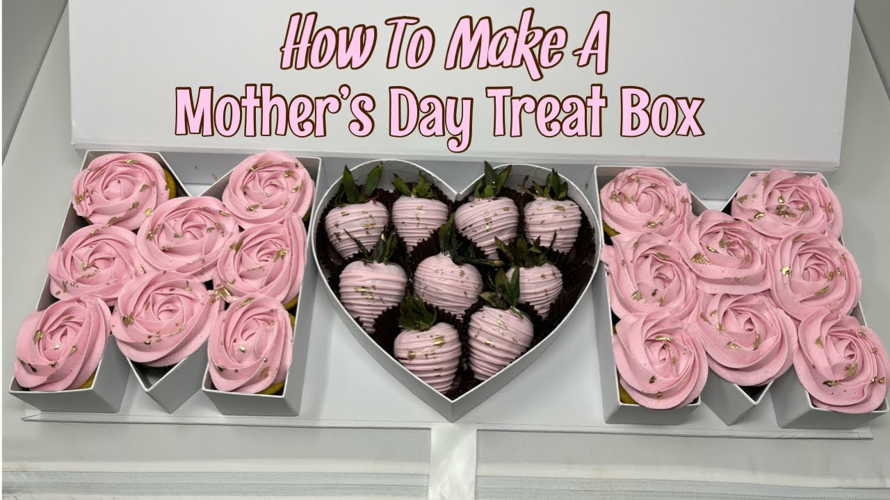 Mother’s Day Themed Treat Box 🍓🍫| How To Make | How to Price 💰 - YouTube