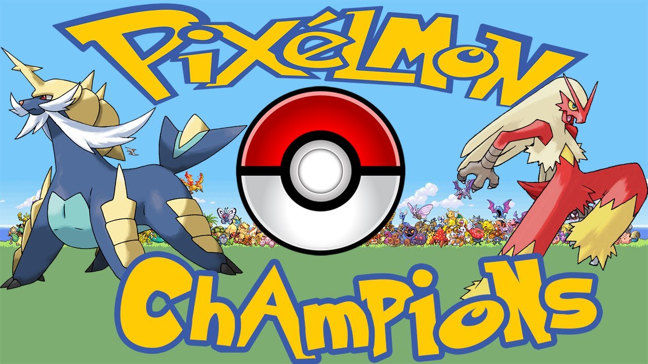 Becoming Pixelmon Champions !!! - YouTube
