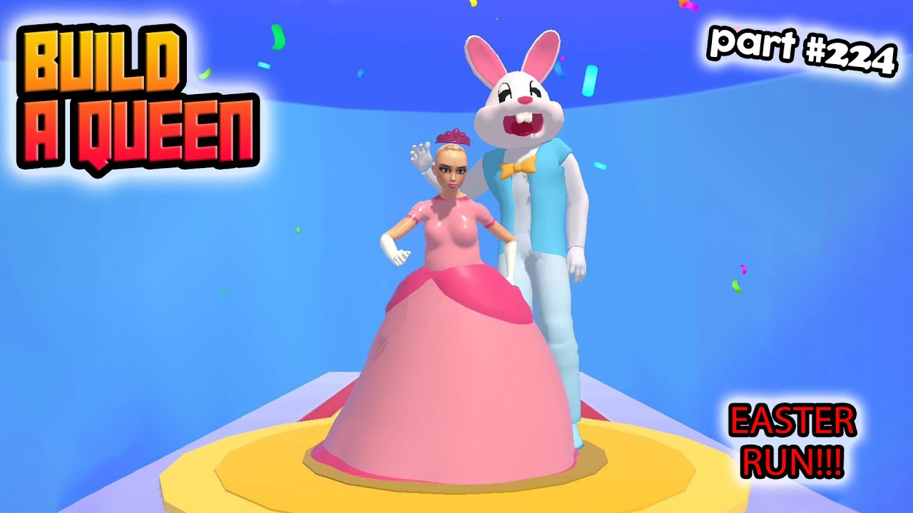 Build A Queen part 224 (levels 1551-1558) | GamePlay Mobile Satisfying Games EASTER RUN! - YouTube